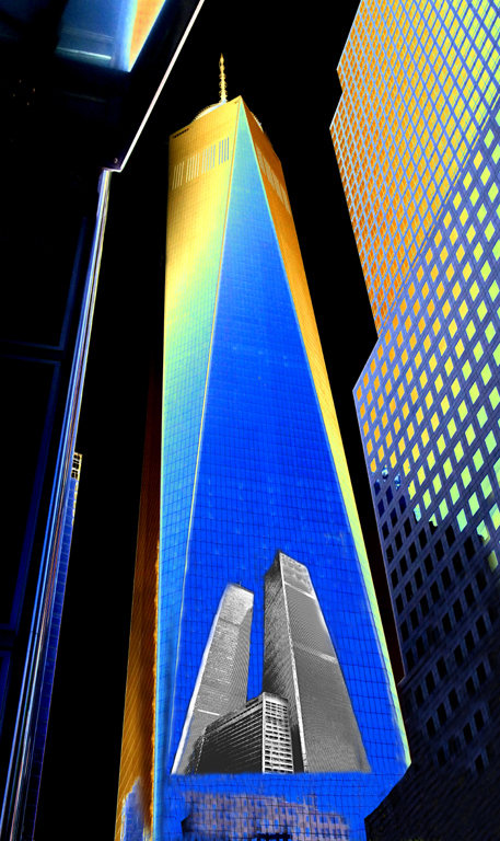 Freedom Tower and Twin Towers color | National September 11 Memorial & Museum